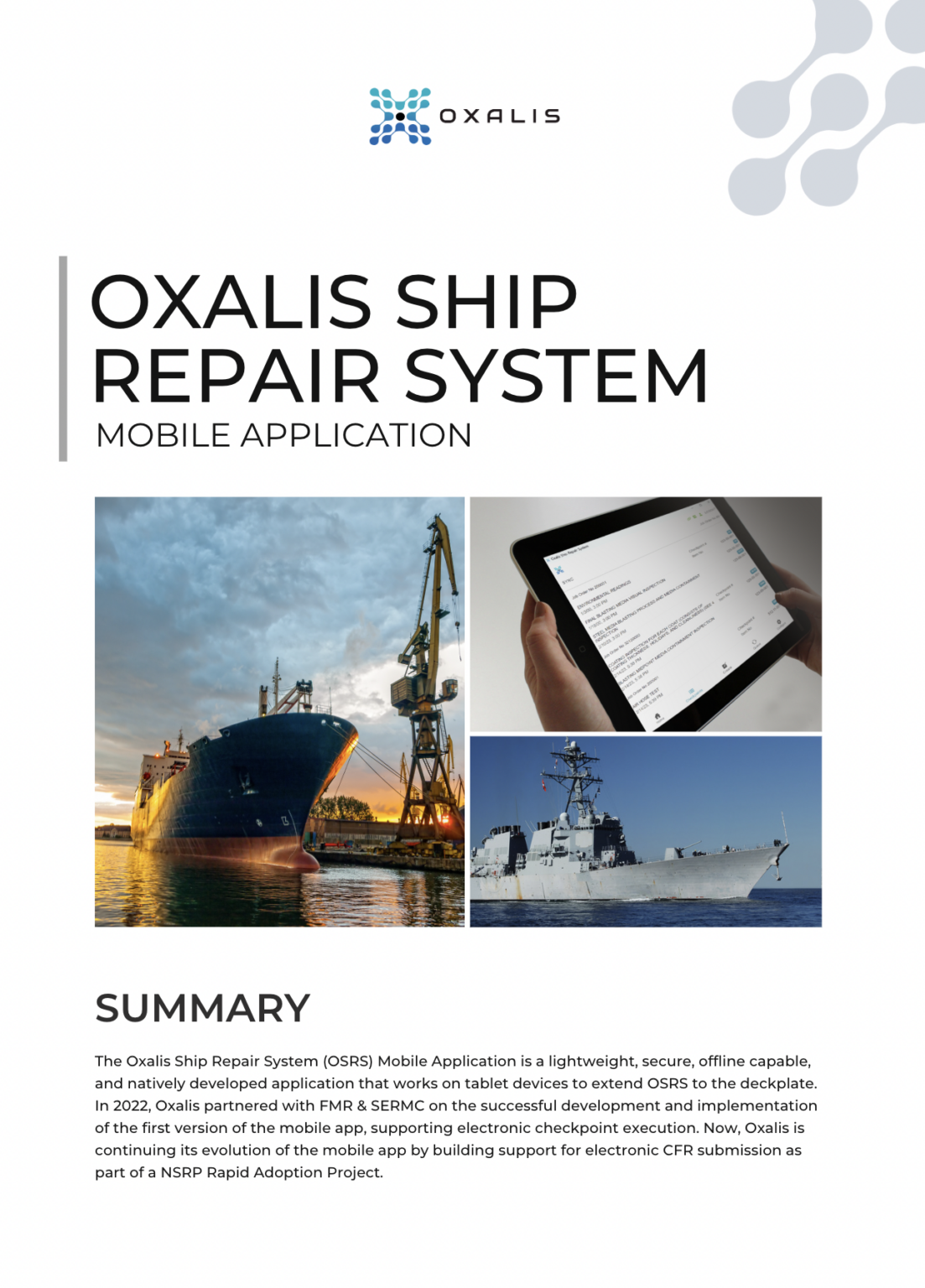 Maritime Software Solutions - Oxalis Solutions